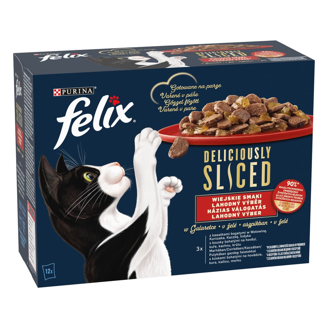 FELIX Deliciously sliced Multipack Farm selection mix chutí 12x80g
