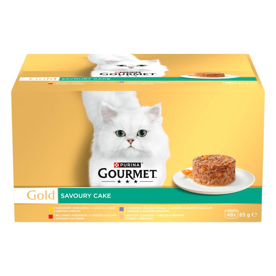 8445291839120 GOURMET™ Gold multipack Savoury Cake (hovězí/kuře/krůta ...